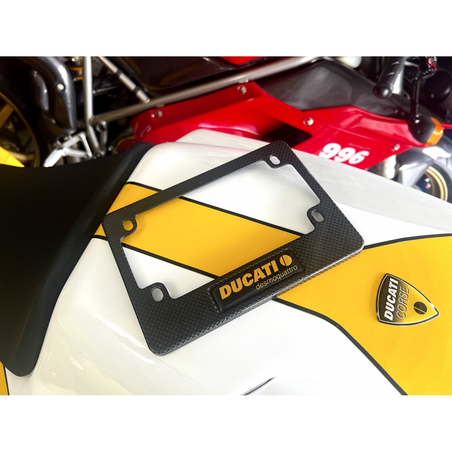 🏍️ Buy 100% Carbon Fiber License Plate Frame Online - Best Prices ...