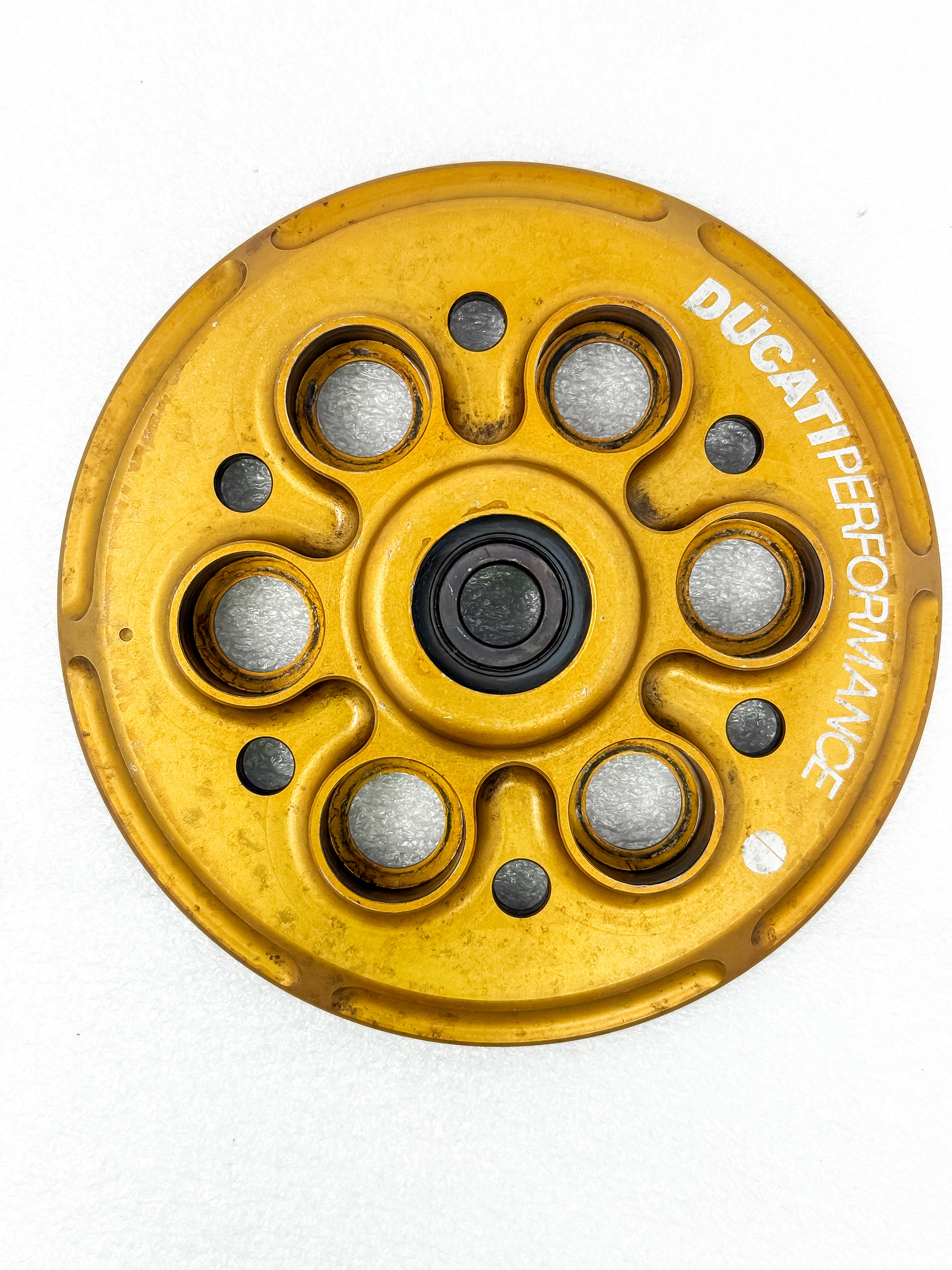 🏍️ Buy Ducati Performance Gold Ergal Dry Clutch Pressure Plate ...