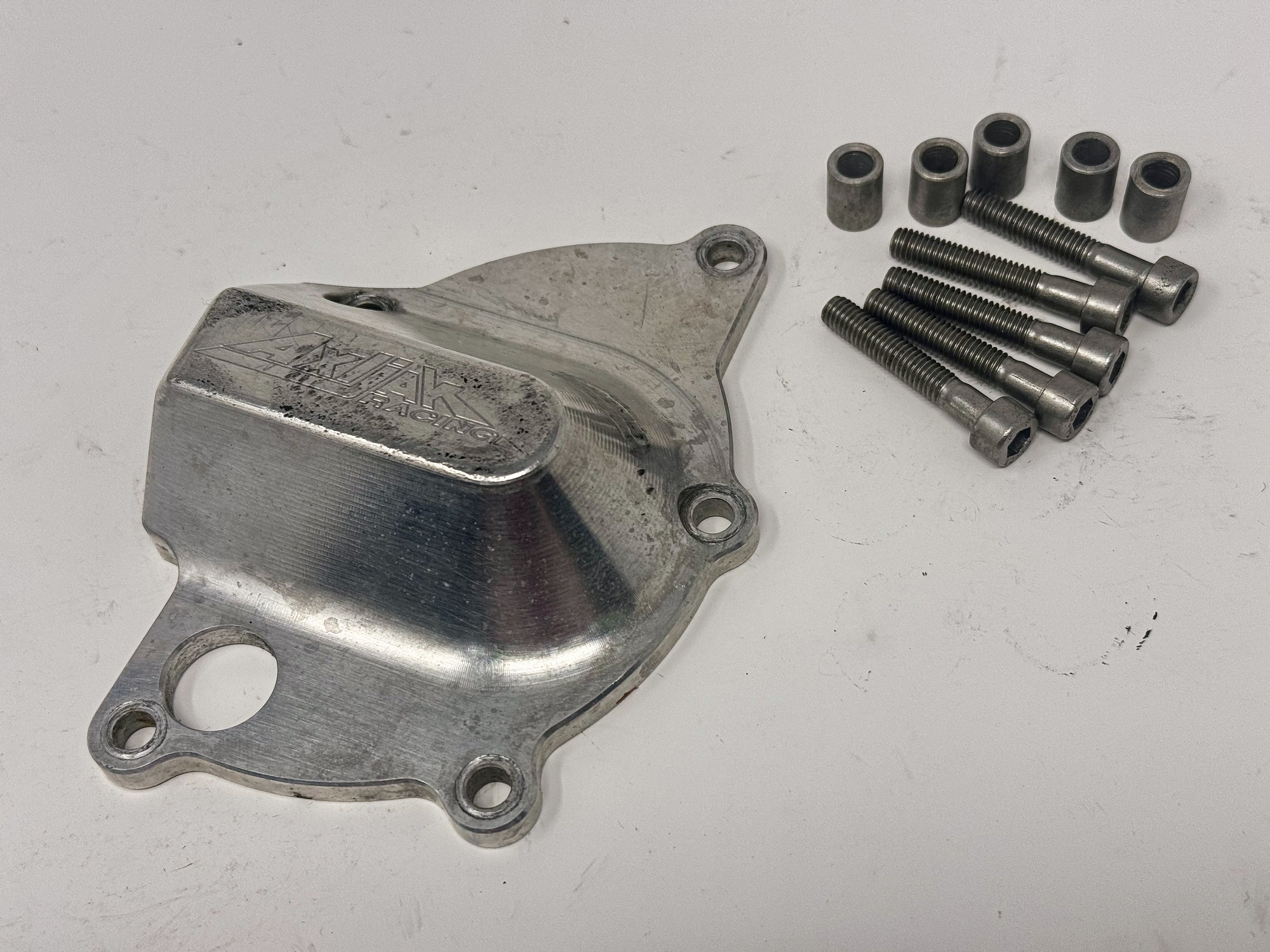 🏍️ Buy Billet Water Pump Protection Guard Cover 748-998 (5-bolt) Online ...